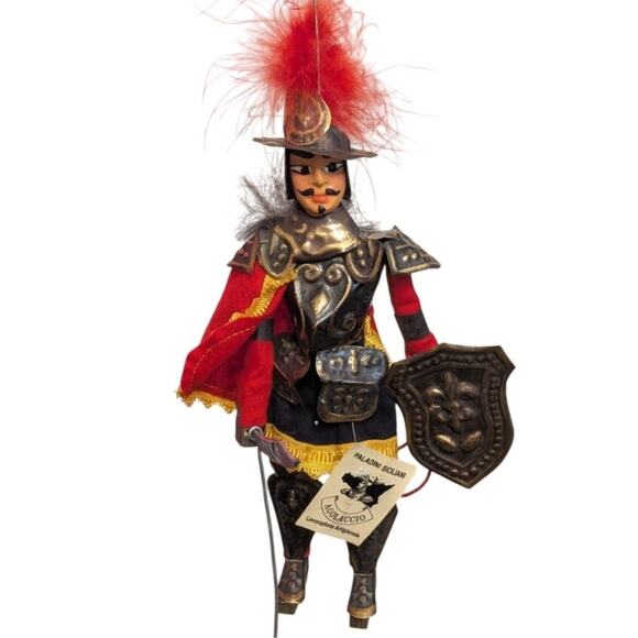 ACOLACCIO | Other | Vintage Antique Knight Italian Sicilian Puppet ...